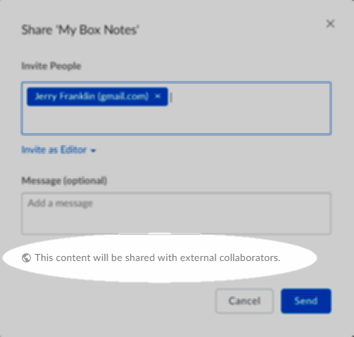 Inviting Collaborators – Box Support