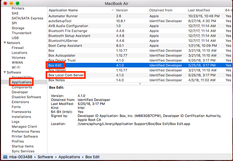 Box Toolsがインストール済みで実行中かどうかを確認する方法 – Box Support