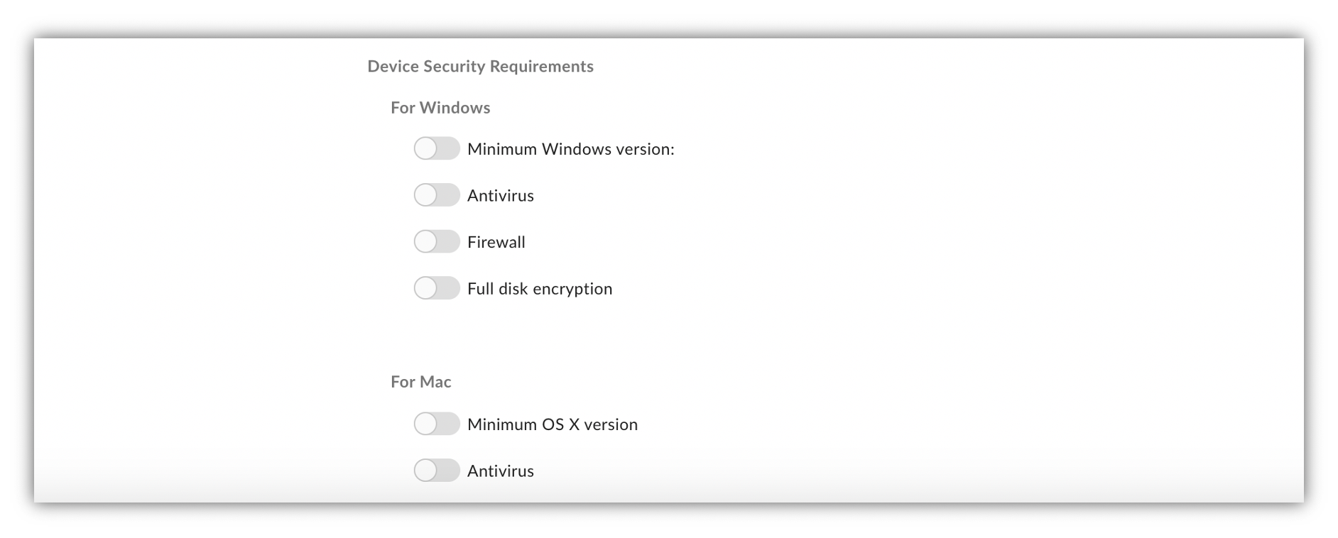 Setting Up Device Trust Security Requirements – Box Support