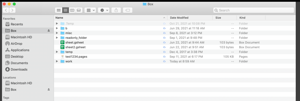 Using Box Drive Basics – Box Support