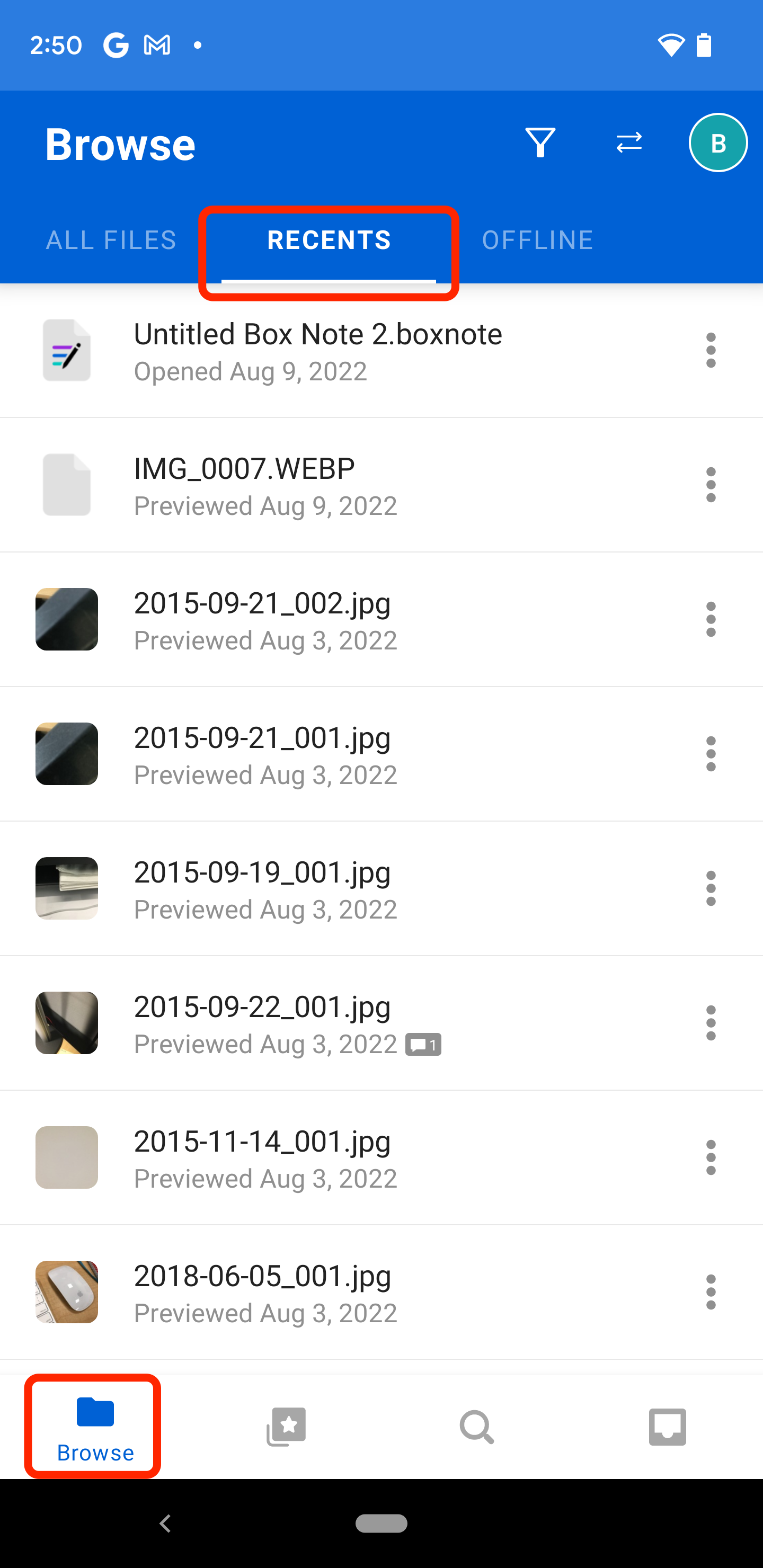 Box for Androidを使用したコンテンツの管理 – Box Support