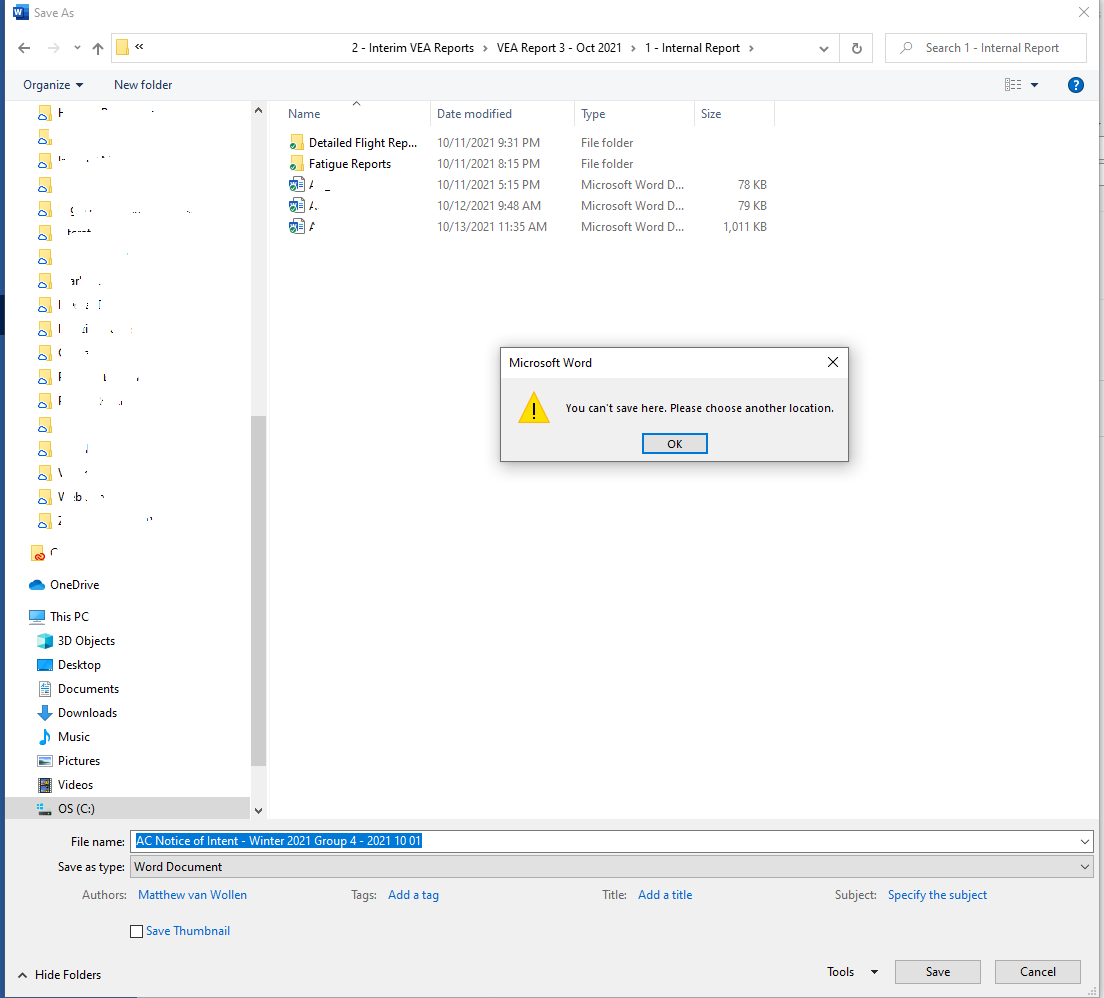 File Cannot Be Saved Powerpoint Box Support